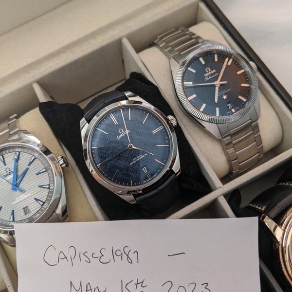 [WTS] Omega Tresor - Blue "Plaid" Dial - Manual Wind - 8910 Calibre ...