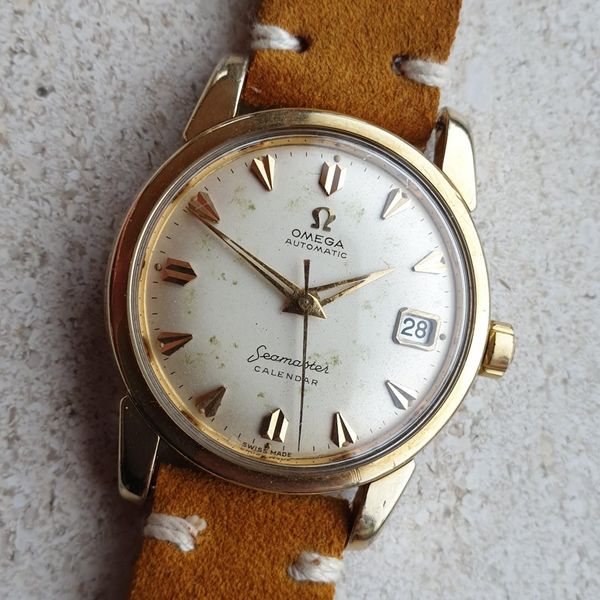SOLD 1958 Omega Seamaster Calendar ref. 2849 | WatchCharts Marketplace