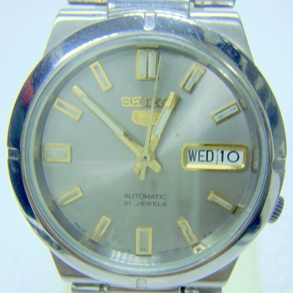 Seiko 5 Automatic 21 Jewels 7S26-0560 See-Through Back Watch for Men ...