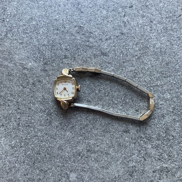 Vintage Bulova 17 Jewel Womens Watch 10k Gold Filled Case Runs Well A8 ...