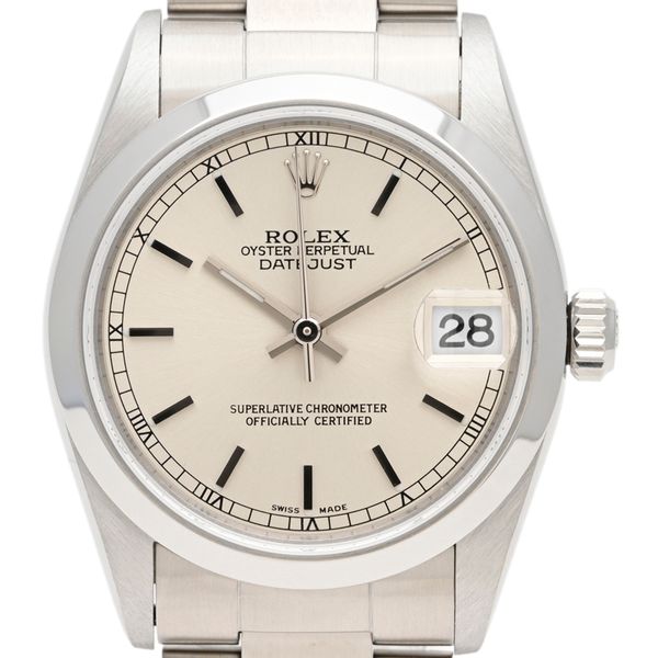 [Wrapping target] Rolex ROLEX Datejust chronometer 78240 wristwatch SS ...
