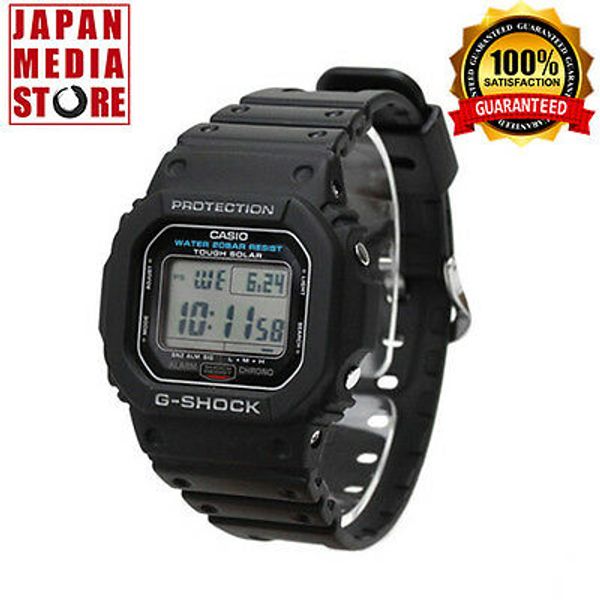 CASIO G-SHOCK G-5600E-1JF Solar Digital Chronograph Men Watch G-5600E-1 ...