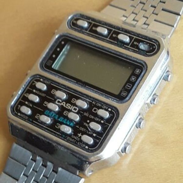 CASIO CD 401 JAPAN VTG DATA BANK CALCULATOR DIGITAL WATCH CD401 LCD WOW ...