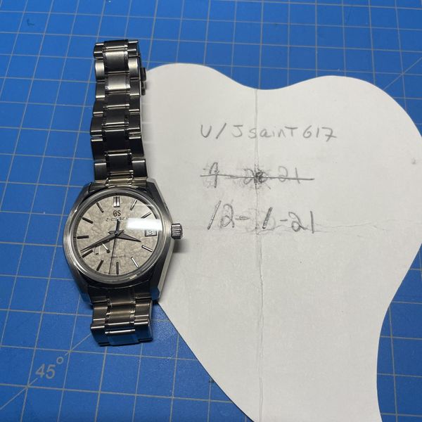 [WTS] Grand Seiko Winter dial LNIB extra straps SBGA415 Priced to sell ...