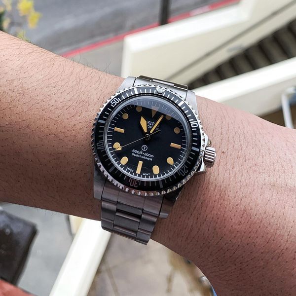 [WTS] Seiko Milsub 5517 Mod w/ two bracelets | WatchCharts Marketplace