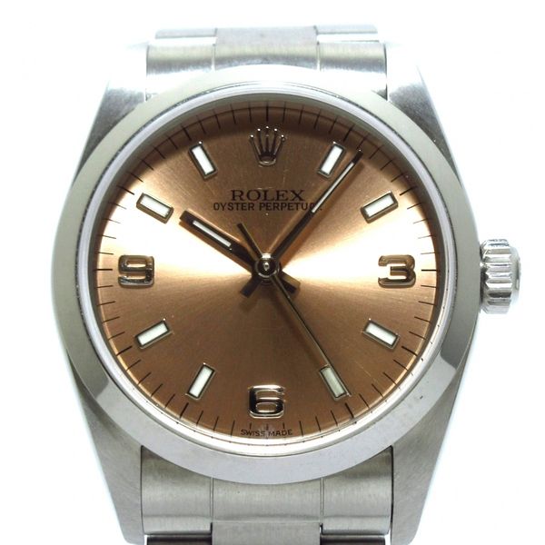ROLEX Oyster Perpetual Ladies Watch SS 11 frames Remainder 2 frames ...
