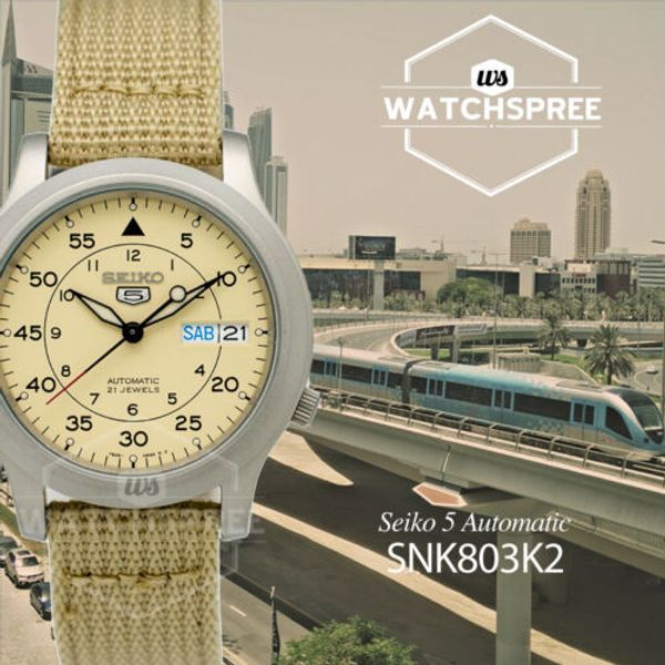 Seiko 5 Automatic Military Watch SNK803K2 | WatchCharts