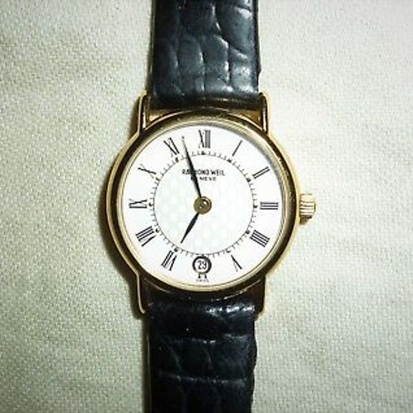 Vintage Raymond Weil Geneve 9923 Gold Plated Quartz Ladies Watch ...