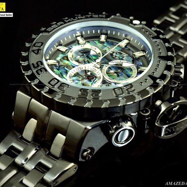 NEW Invicta Me's 57mm Reserve Sea Hunter Swiss Ronda Z60 Chronograph ...