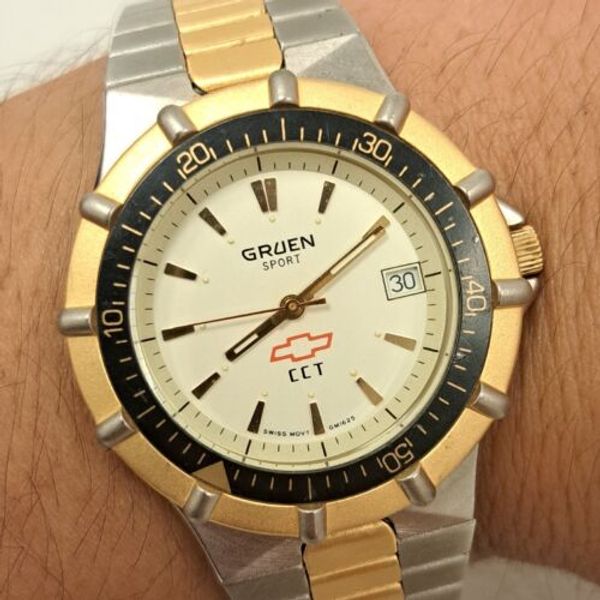 Mens Gruen Sports Watch. Special Edition Chevrolet CCT Masters Award ...