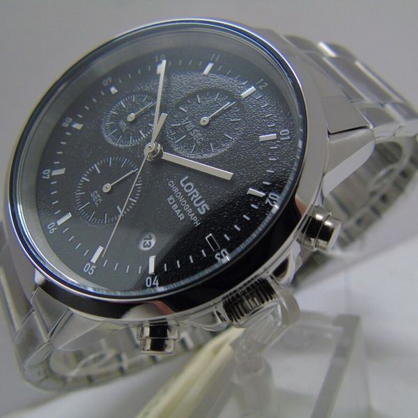 LORUS by SEIKO 1/10th SECOND CHRONOGRAPH WATCH *EX-DISPLAY**PLAIN BOX ...