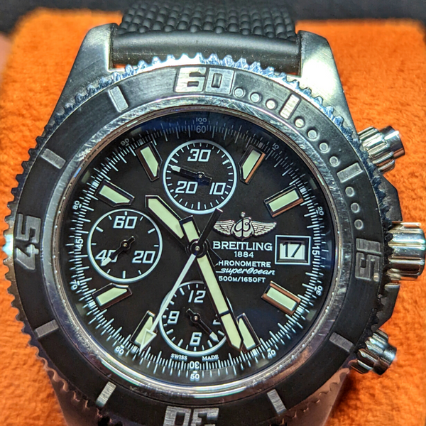 FS: Breitling Superocean Chronograph II | Complete | Rubber Mesh Strap ...
