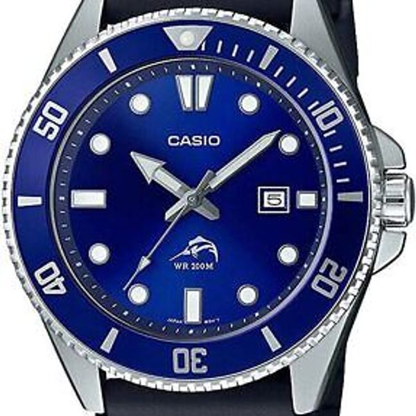 CASIO Diver Watch MDV-106series Men's Overseas Model (Blue MDV-106B-2AV ...