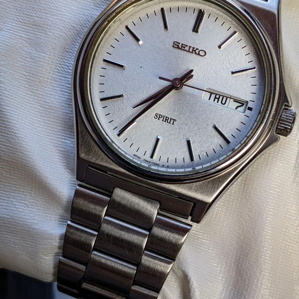 [wts] Vintage Seiko spirit Snowflake Dial 1980's Dress WATCH - 7n43 7180-rare Seiko JDM watch in ...