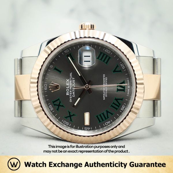 New Apr 2024 Rolex Datejust Oyster 126331 Wimbledon Dial CW20919 | WatchCharts Marketplace