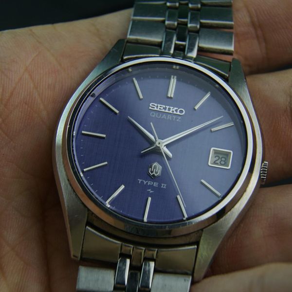 [WTS] Seiko Type II 4622-8000 Purple Linen Dial | WatchCharts