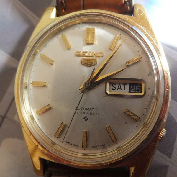 1978 Silver Dial Seiko Automatic Movement Watch 6119-8090 | WatchCharts ...