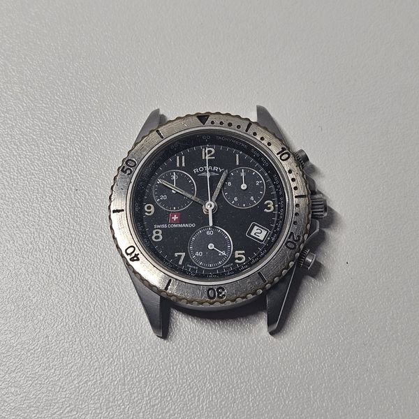 Gents ROTARY Swiss Commando Chronograph Quartz Watch - Runner for ...