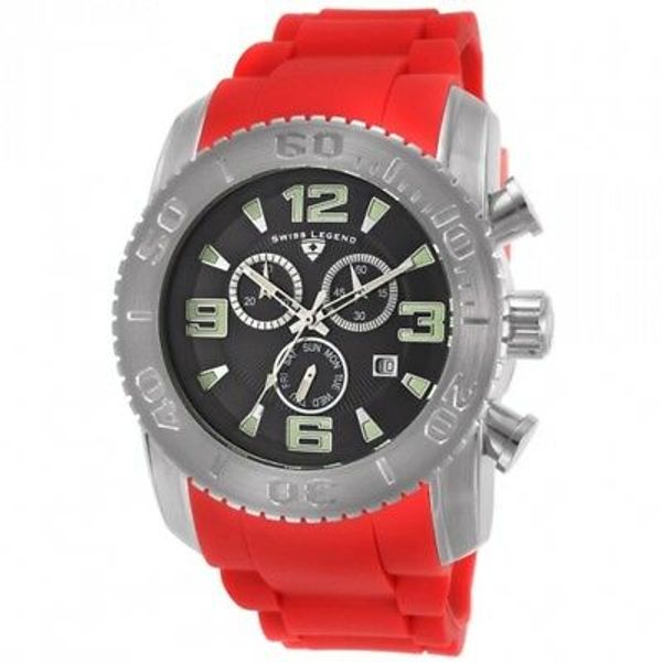 Swiss Legend Commander Pro Stainless Steel Watch SL-10067-01-RDS ...
