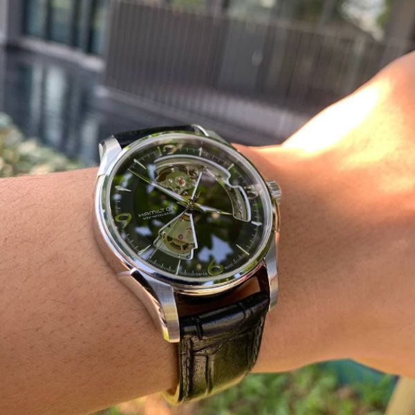 [SG LOWEST] Hamilton Viewmatic Automatic Open Heart | WatchCharts ...