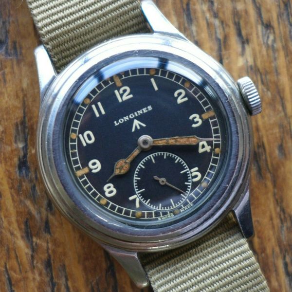 A BEAUTIFUL VINTAGE CIRCA 1945 MILITARY LONGINES "GREENLANDER" WWW ...