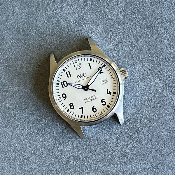 FS: White Dial IWC Mark XVIII Pilot Watch IW327002 Full Kit ...