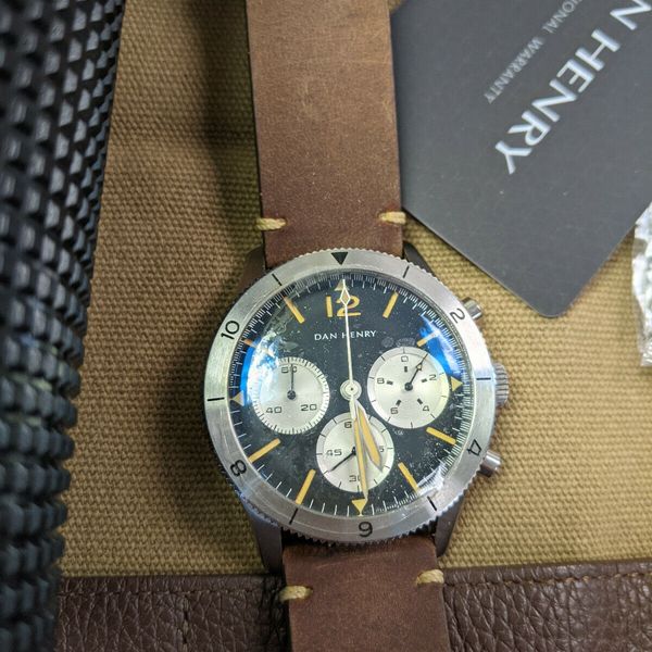 Dan Henry 1963 Pilot Chronograph with full kit NO RESERVE AUCTION ...