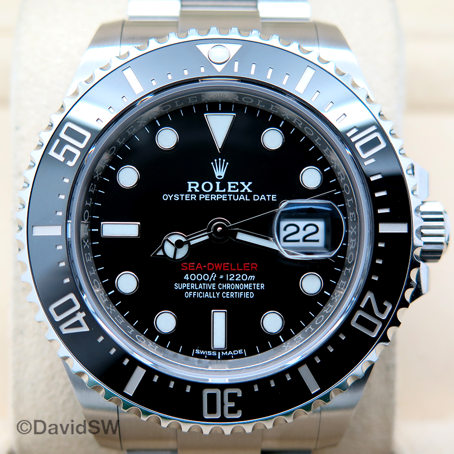 FS: Rolex 126600 RED SEADWELLER 43MM-STAINLESS STEEL-MARK 1 DIAL ...