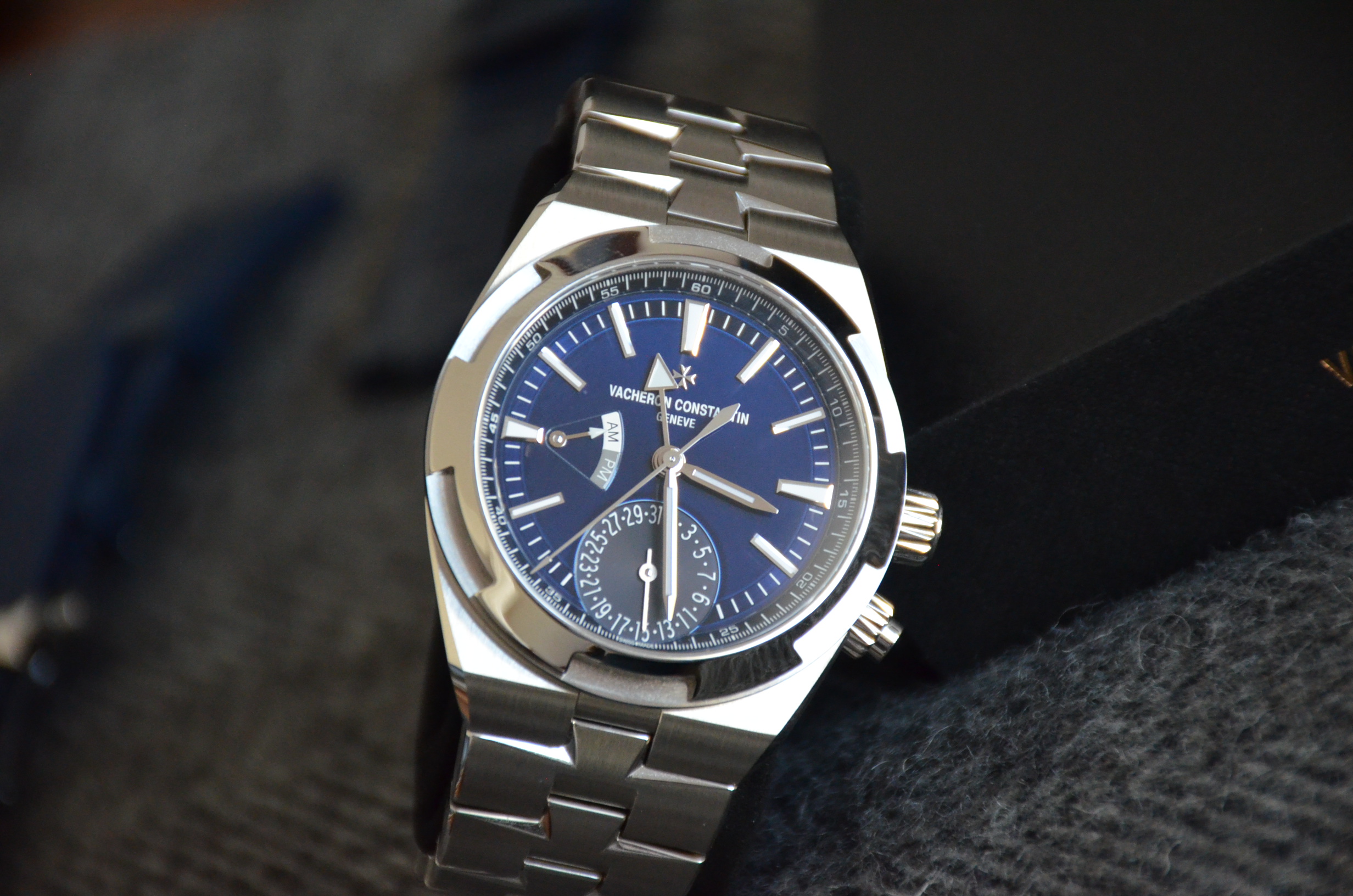 For Sale: Vacheron Constantin Overseas Dual Time Blue Dial - 3rd Gen ...
