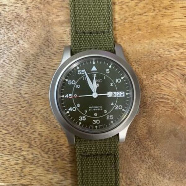 Barely Worn Seiko 5 SNK805 Field Watch, No Reserve! | WatchCharts ...