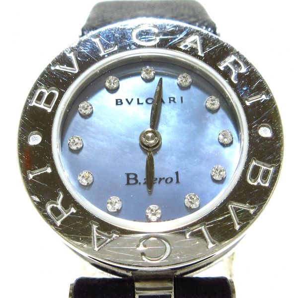 [New] [Used] BVLGARI B-zero1 watch 12P diamond blue shell | WatchCharts