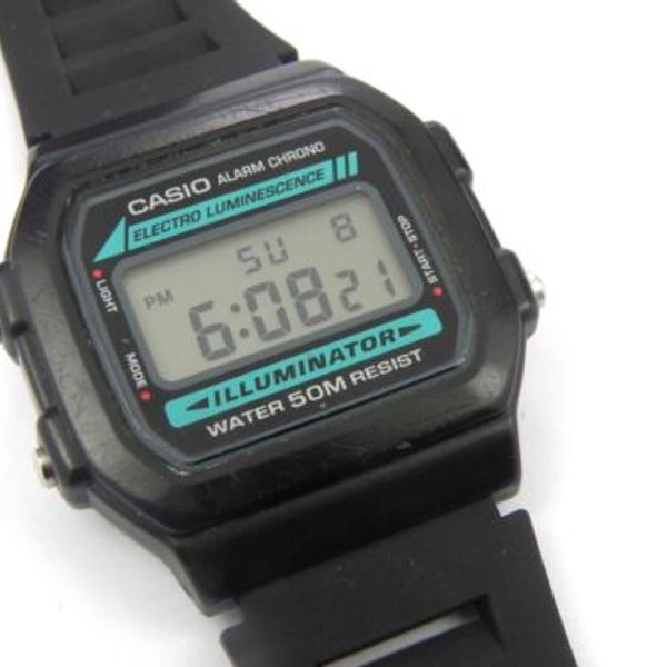 Gents Casio W86 Elecro Luminescence Digital Watch - 50m | WatchCharts ...