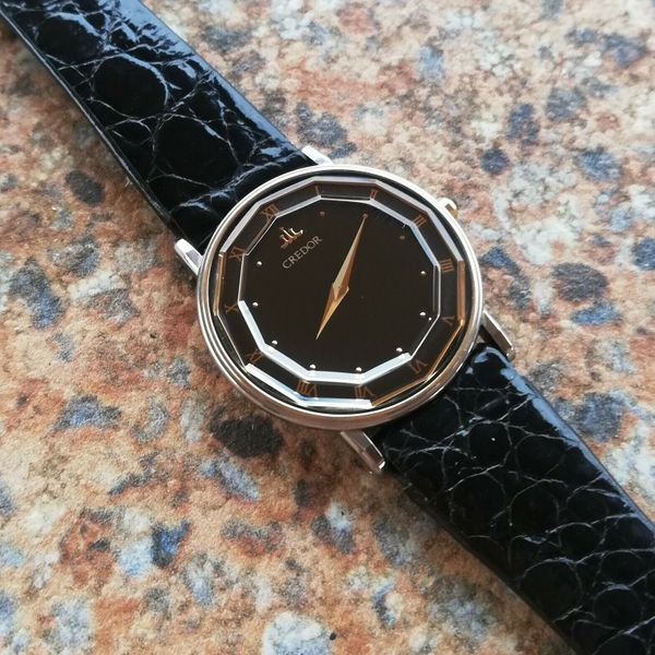 Ladies Seiko Credor Quartz 2F70 0300 18K and Stainless Steel ...