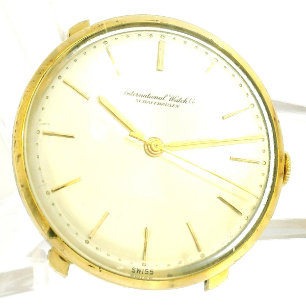18k Yellow Gold International Watch Co Schaffhausen 34mm Manual Wind ...