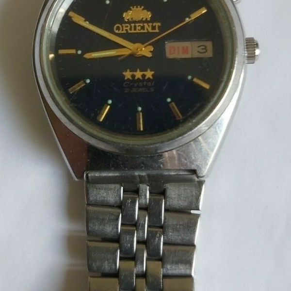 Orient 3 Star Vintage watch For Man 40mm automatic Works Good | WatchCharts Marketplace