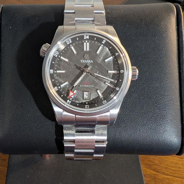 [WTS] Traska Venturer GMT Dark Meteorite Dial - Brand New - $1200 ...