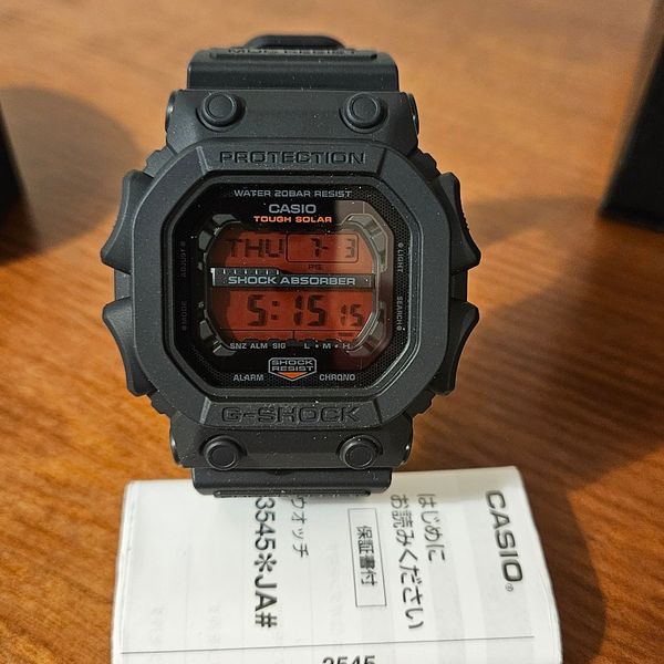 Casio G-Shock GX-56BBR BNIB 2025 Black and Bold Red Series ...