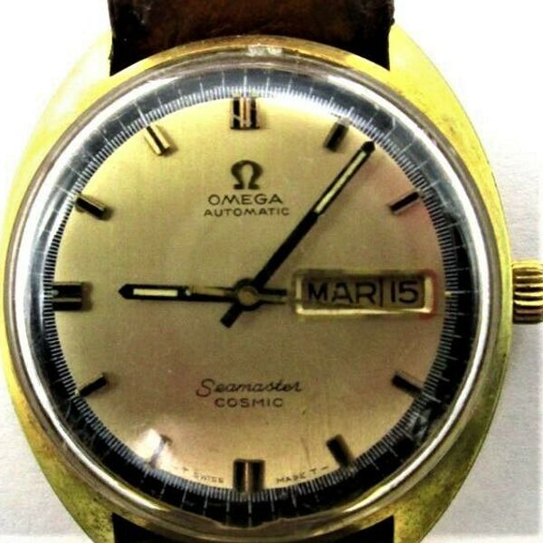 Vintage Omega Seamaster Cosmic 166036-TOOL 107 Automatic Men's Day Date Watch | WatchCharts ...