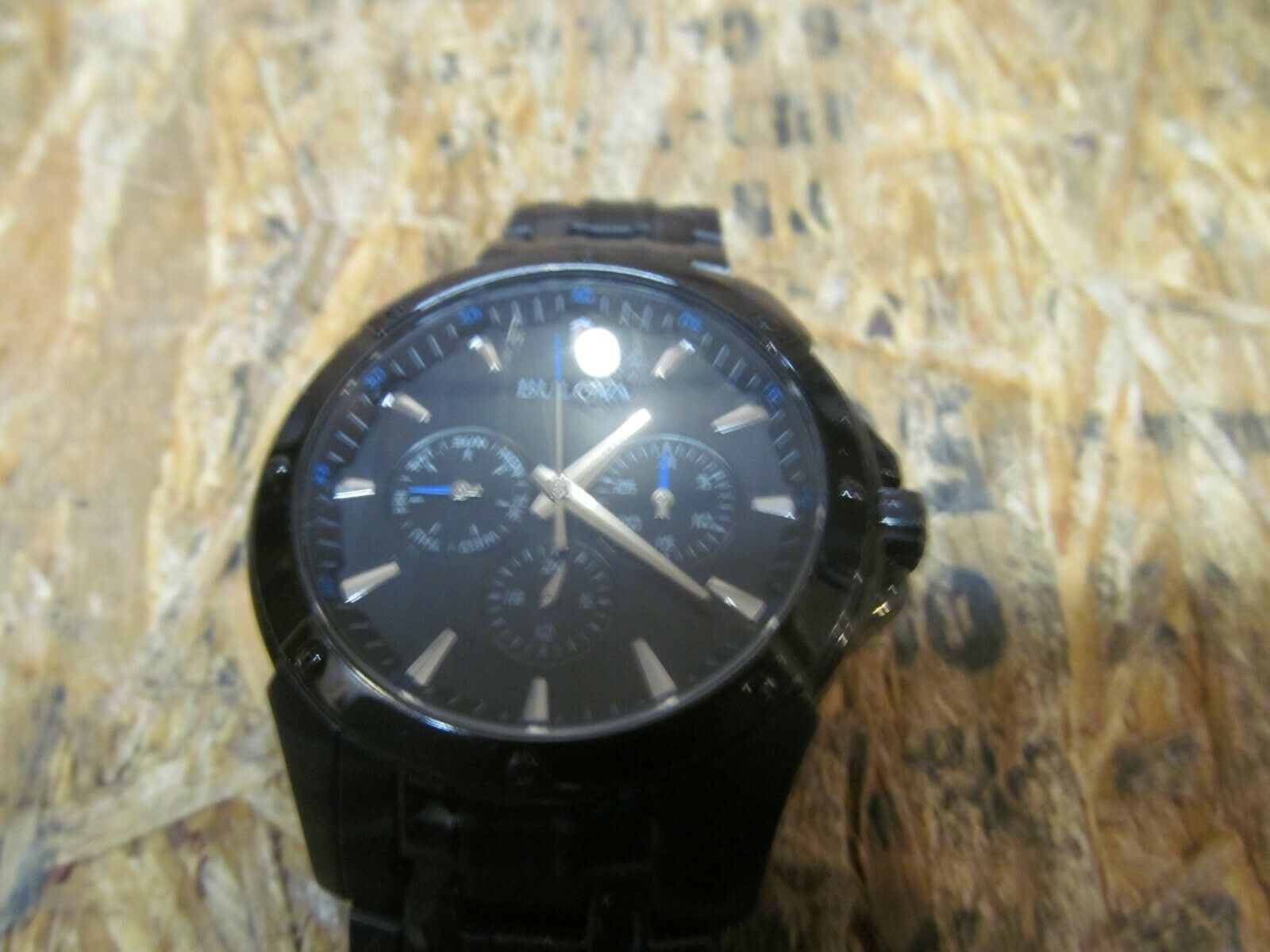 BULOVA B5 98C121 - Black Chronograph Watch (lot 9134) | WatchCharts