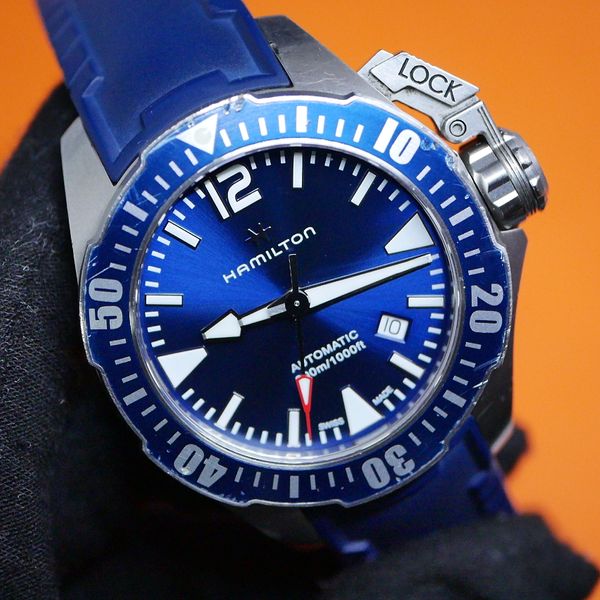 [WTS] Hamilton Khaki Navy Frogman Diver 42mm H-10 Automatic H777050 for ...