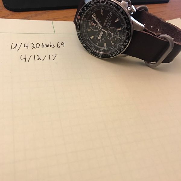 [WTS] Seiko SSC009 $120 | WatchCharts