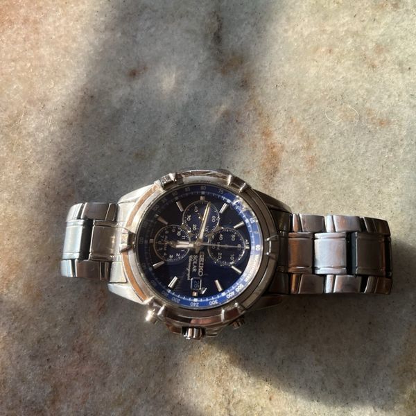 Seiko Solar Blue Men's Watch - SNE585 | WatchCharts Marketplace