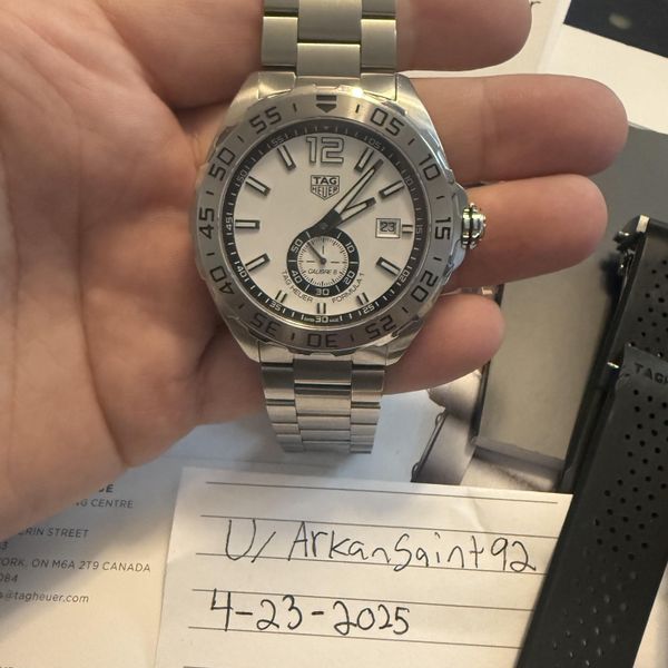 [WTS] Tag Heuer Formula 1 Calibre 6- (3 additional Tag Heuer branded straps) | WatchCharts ...