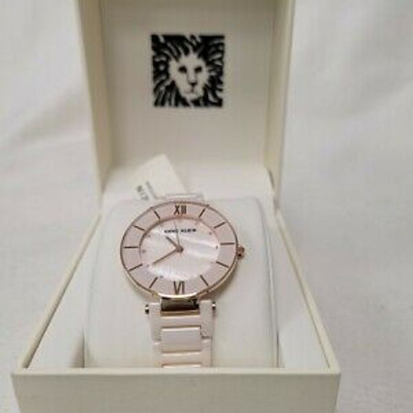 Anne Klein Trend Light Pink Dial Ladies Watch AK/3266 Y121F Ceramic ...