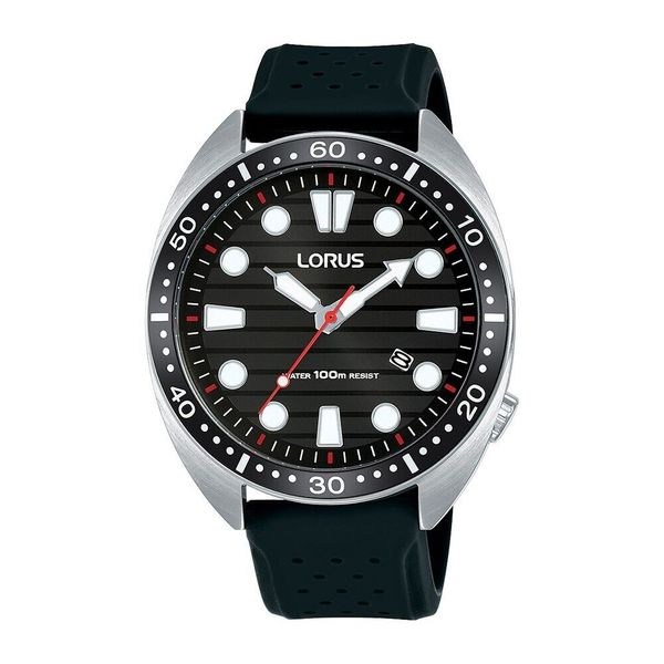 LORUS by SEIKO MENS DIVER STYLE RUBBER STRAP WATCH *NEW* PLAIN BOX ...