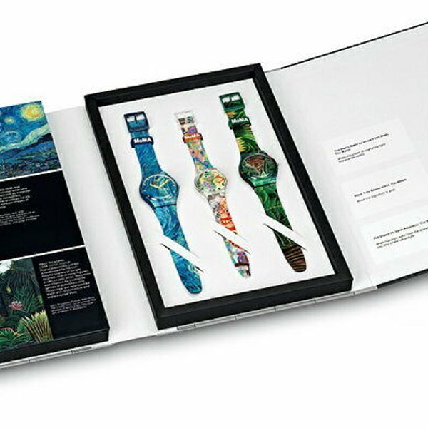 Swatch x MoMA Special Package Complete Set SZS31 Limited to 221 ...