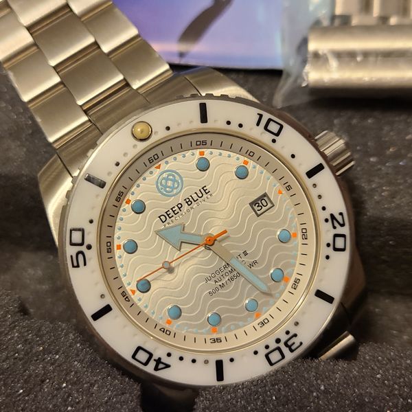 FS: Deep Blue Juggernaut III. Silver Wave Dial. | WatchCharts