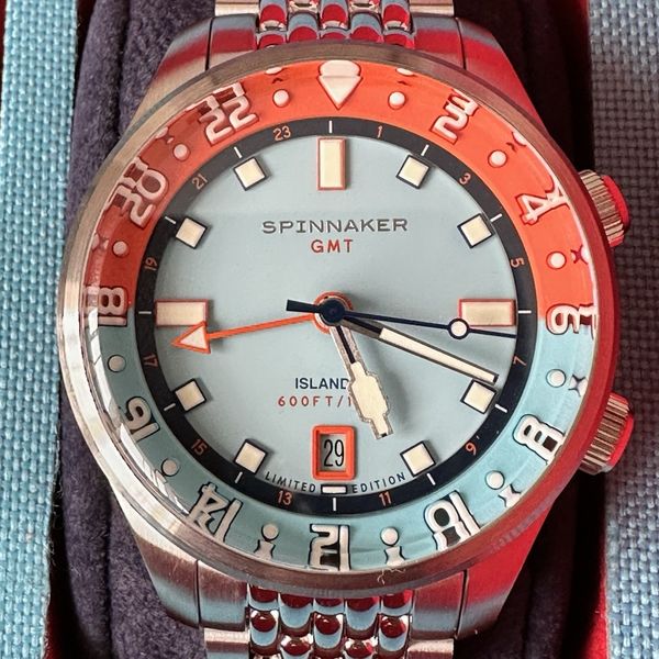Spinnaker Bradner GMT Automatic Islander Special Edition â GULFâ 70/100 ...