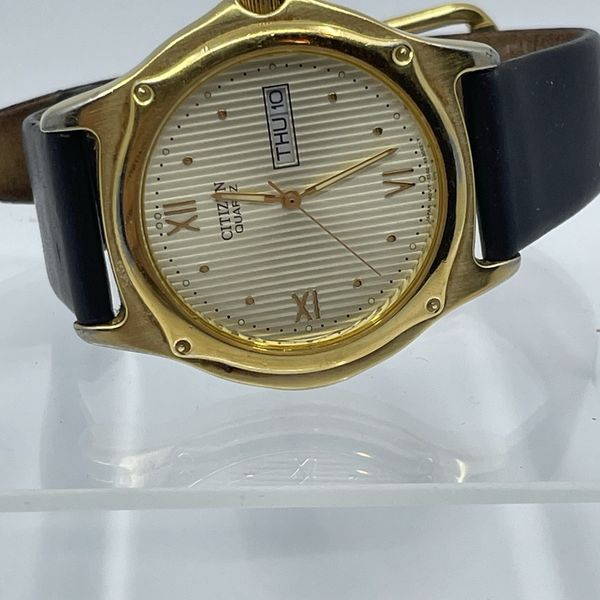 Vintage Citizen Quartz Japan Movement Watch Water Resistant Genuine ...