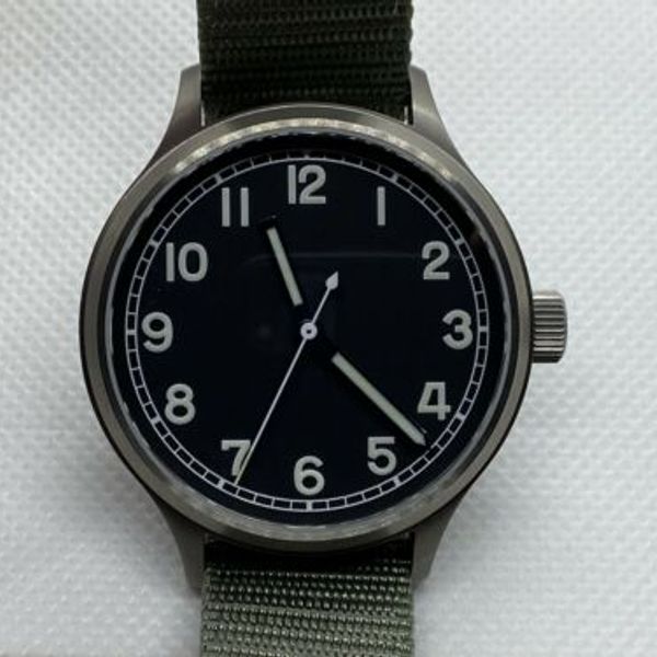 Maratac Titanium Field Automatic Watch CountyComm 39mm Sapphire Crystal ...